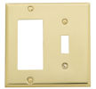 Baldwin Square Bevel GFCI/Single Toggle Combo Switch Plate 4743
