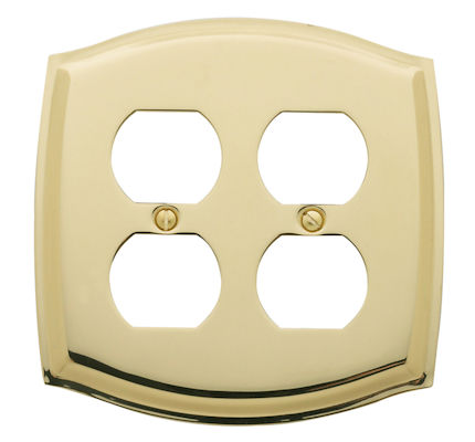 Baldwin Colonial Double Duplex Switch Plate 4781