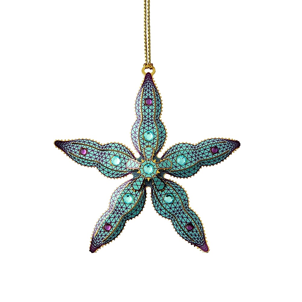 Starfish Christmas Ornament Handcrafted in the USA Item #50585